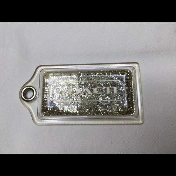 Coach | Bags | Coach Poppy Xl Gold Glitter Hang Tag | Poshmark